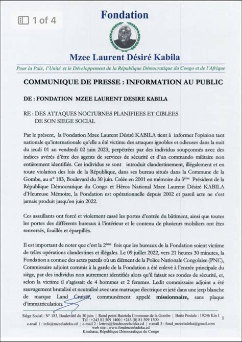 Stanis Bujakera Tshiamala On Twitter RDC Pour La Paix Et L
