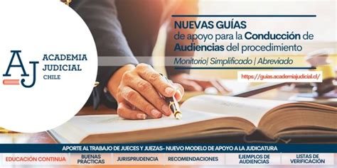 Nuevas Guías de Apoyo a la conducción de Audiencias procedimiento