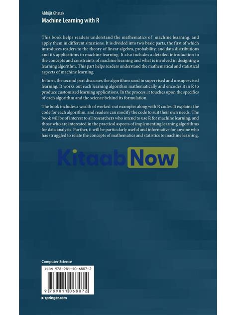 Machine Learning With R KitaabNow