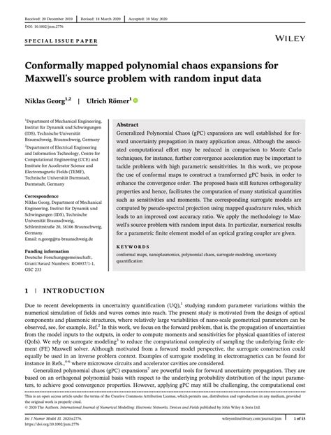 pdf conformally mapped polynomial chaos expansions for maxwell s source problem with random