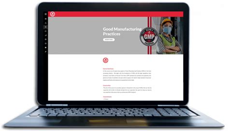 Good Manufacturing Practices Gmps ELearning Courses For The Food