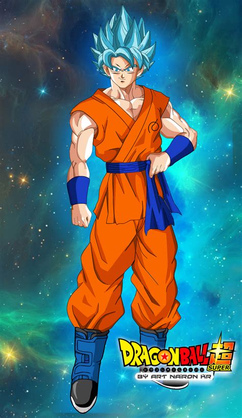 Goku Super Saiyajin God Blue By Naironkr On DeviantArt