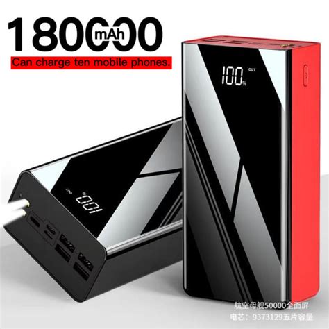 3 Years Warranty Power Bank Awet Tahan Lama Power Bank 180000mah Asli