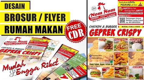 Desain Brosur Makanan Cdr