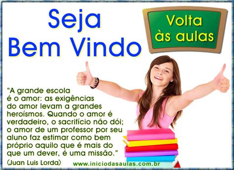 30 Frases Para Inicio Das Aulas Boas Vindas Para Alunos
