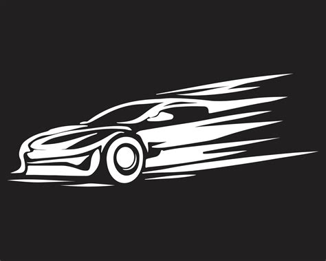 Silhouette Sports Car Logo 26586374 Vector Art At Vecteezy