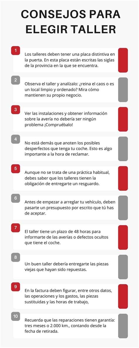 Diez consejos para elegir un buen taller Desguaces net Ecología y
