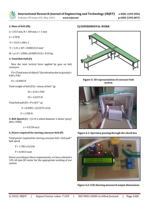 Design And Modelling Of Automated Dimensional Check Conveyor Belt