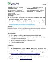 Act 15 Ética Profesional y Ciudadana 2810830 docx Reporte Nombre
