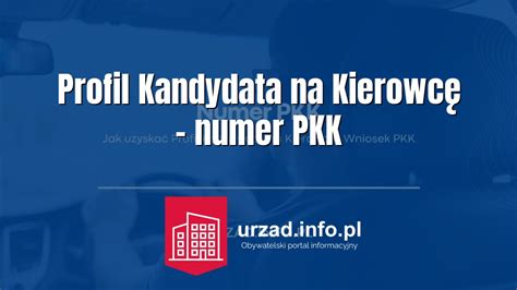 Profil Kandydata na Kierowcę PKK co to i jak go założyć