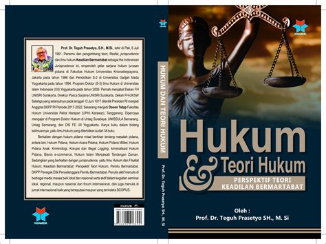 HUKUM Dan TEORI HUKUM Perspektif Teori Keadilan Bermartabat PENERBIT