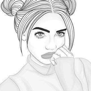 Dibujos Para Pintar Chicas Tumblr Para Colorear