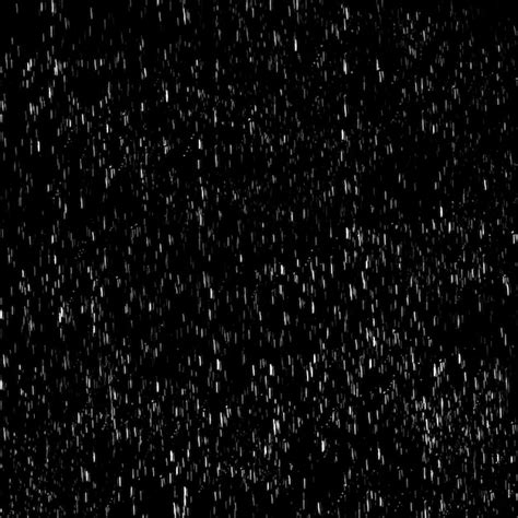 Efecto De Lluvia Aislado Sobre Fondo Negro Foto Premium