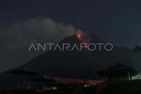 POTENSI BAHAYA ERUPSI GUNUNG MERAPI ANTARA Foto
