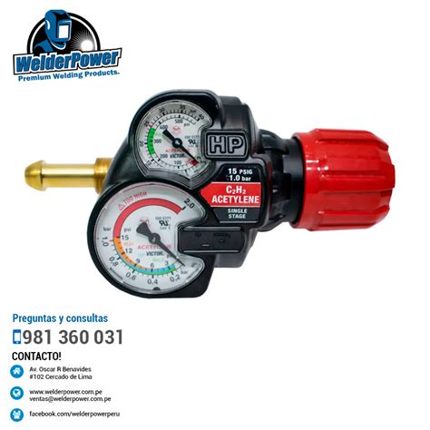 REGULADOR DE OXIGENO G350 MARCA VICTOR WELDER POWER Premium Welding