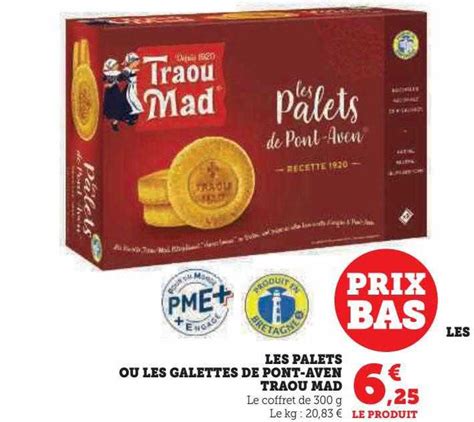 Promo Les Palets Ou Les Galettes De Pont Aven Traou Mad Chez Hyper U