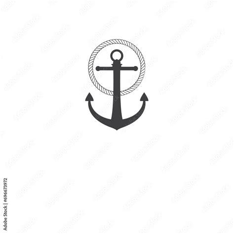Anchor Svg Anchor Png Monogram Anchor Svg Split Anchor Rope Svg