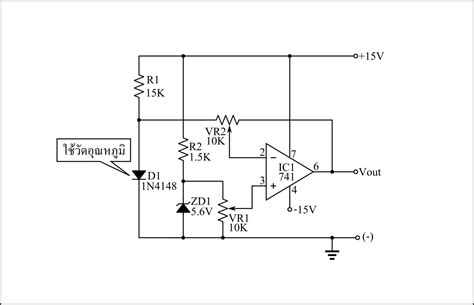 Temperature Sensor Circuit Using 1N4148 Diode