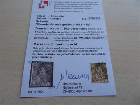 Sitzende Helvetia 36B mit Attest Top Stück Kaufen auf Ricardo