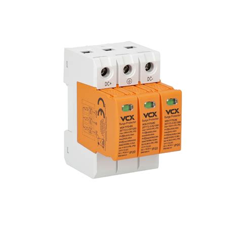 VCX Ogranicznik przepięć fotowoltaiczny DC B C 3P 1200V T1T2 12 5kA