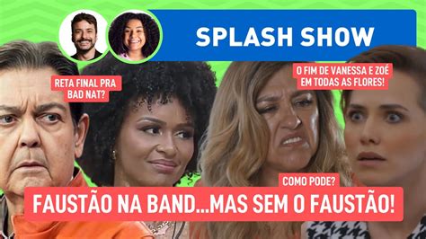 Faustão abandonou programa Globo demite repórter ao vivo Vanessa