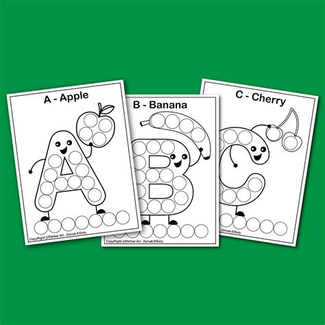 Alphabet Do A Dot Printables