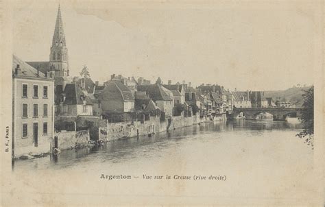 Argenton Sur Creuse Argenton Vue Sur La Creuse Rive Droite
