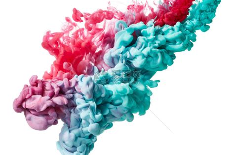 墨水滴在白色背景上孤立的水中高清图片下载 正版图片503177647 摄图网