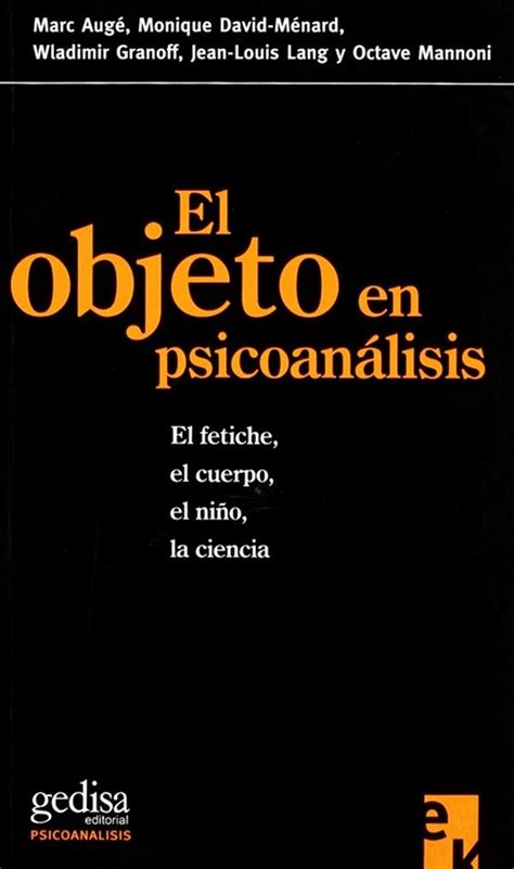 psicología en PDF EL OBJETO EN PSICOANÁLISIS
