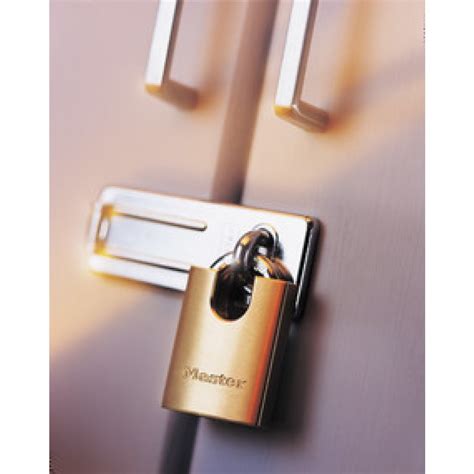 Cadenas à clé en laiton massif largeur de 50 mm avec anse protégée