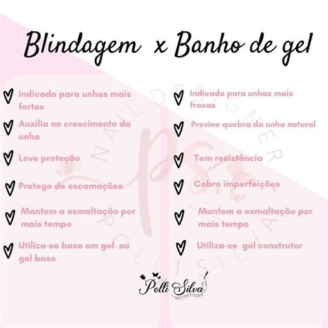 Polly Silva On Instagram Blindagem X Banho De Gel