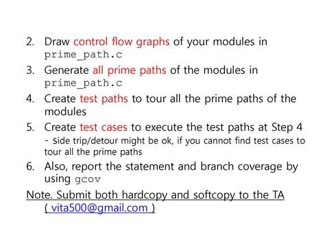 hw2 a prime path generator due oct 6th 23 59 ppt download