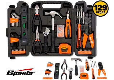 Kit Jogo De Ferramentas 129 Peças Maleta Sparta Frete grátis
