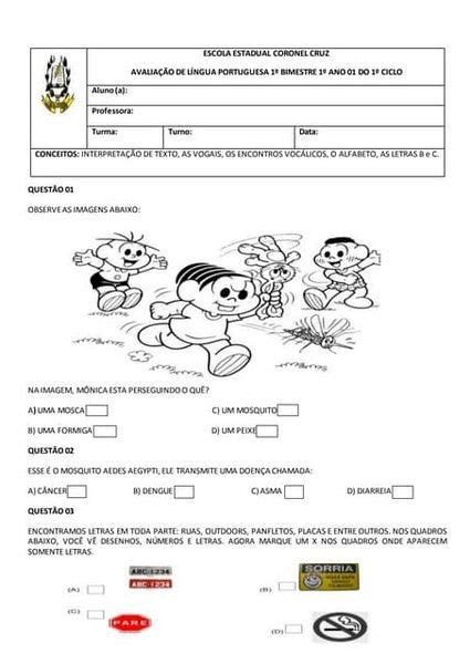 Simulado prova brasil 2º ano Artofit
