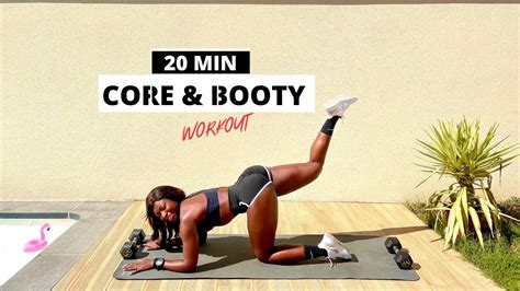 20 MIN CORE BOOTY WORKOUT 2 In 1 No Equipment Fit Bymary YouTube