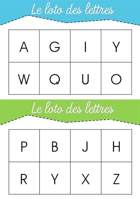 Nouveau La fiche de prep du jeu Après le memory voici le loto