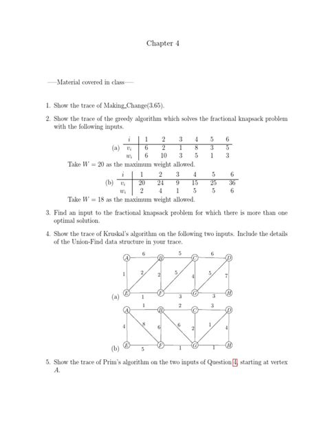 exercices chapter4 pdf graph theory theoretical computer science