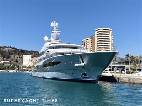 Blohm Voss superyacht Mayan Queen IV in Málaga