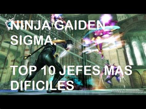 Top Jefes Mas Dif Ciles De Ninja Gaiden Sigma Youtube