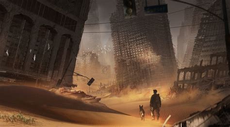 Temple Digital Art Fantasy Art Apocalyptic Artwork Fallout The Best