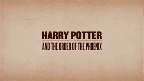 Harry Potter And The Other Of The Phoenix End Credits Syfy Live Youtube