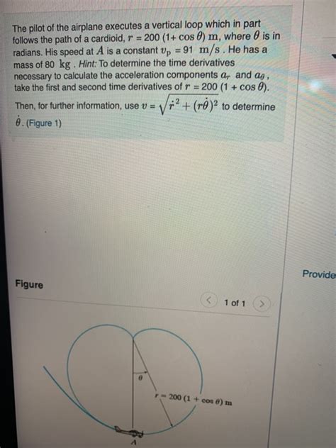 solved the pilot of the airplane executes a vertical loop