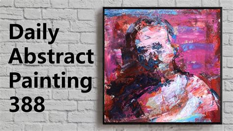 Abstract Painting Demo Palette Knife Painting Tutorial Daily