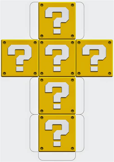Free Printable Mario Question Mark