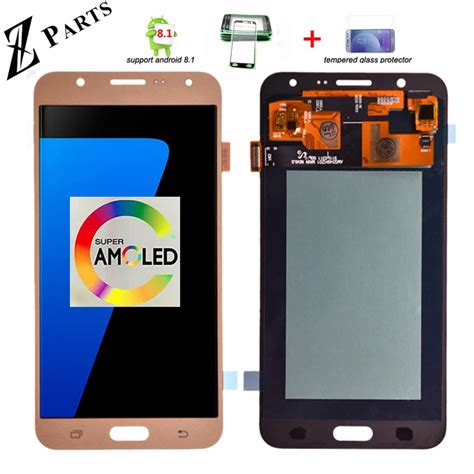 5 5 Super AMOLED Original LCD For SAMSUNG Galaxy J7 2015 Display J700