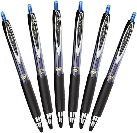 Uni Ball Signo 207 bolígrafo retráctil de gel con micropunta de 150