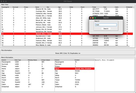 csv viewer