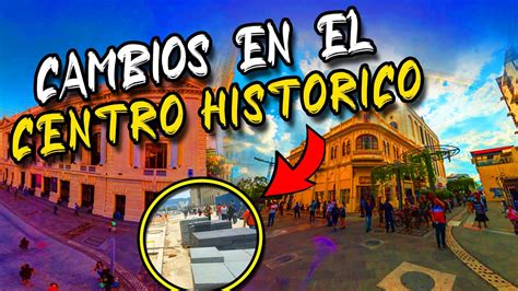 ASI Va EL CAMBIO EN EL CENTRO HISTORICO De SAN SALVADOR YouTube