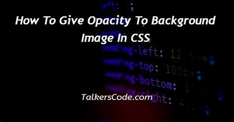 H Ng D N C Ch S D Ng Css Background Opacity Hi U Ng P M T