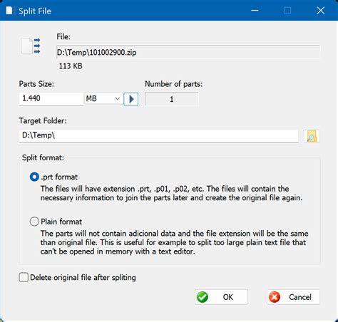 Split Join File